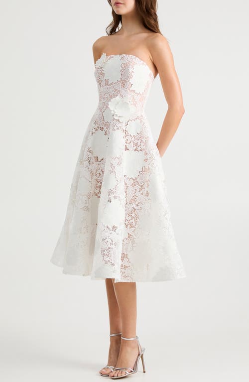 HELSI Strapless Guipure Lace Dress